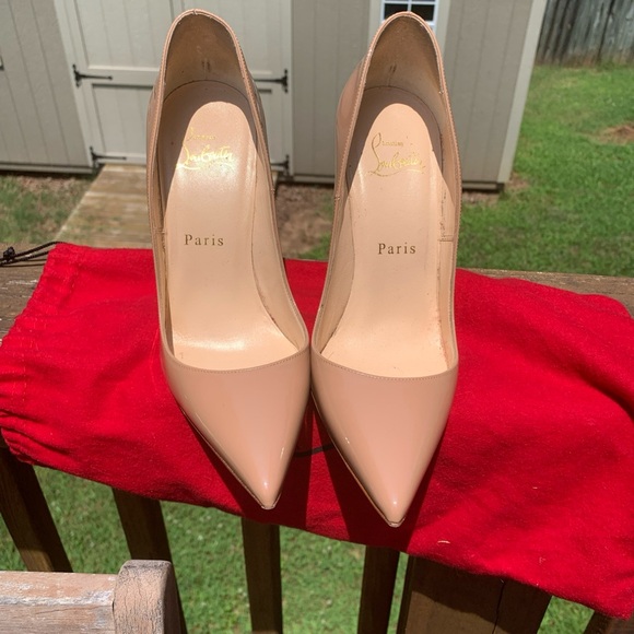 Christian Louboutin | Shoes | Christian Louboutin Nude Pumps So Kate ...
